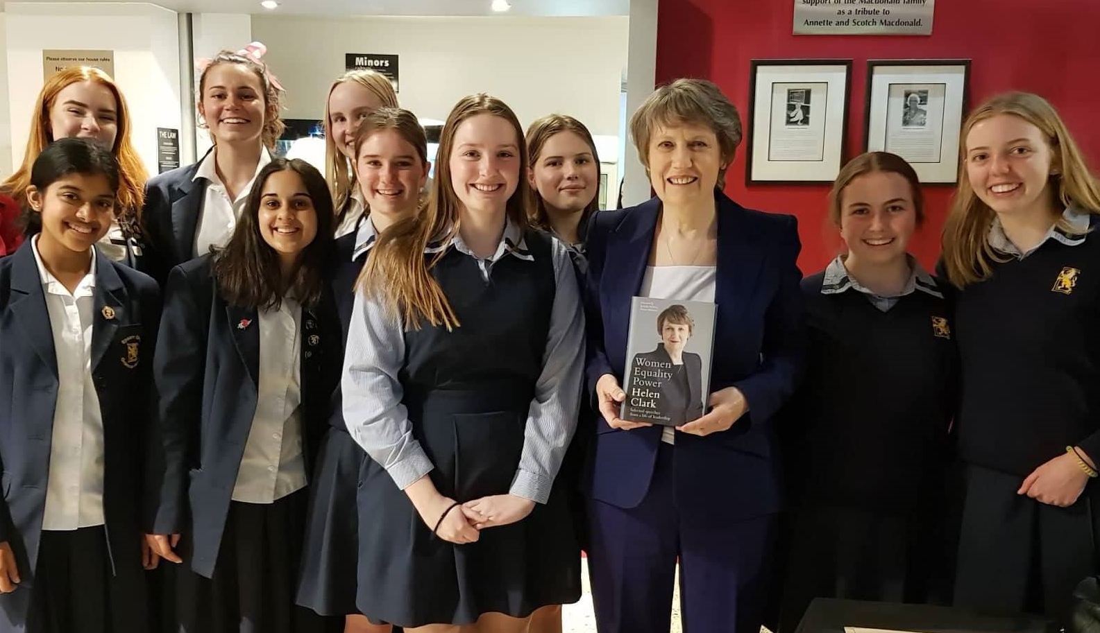 Helen Clark returns to EGGS » Epsom Girls Grammar School